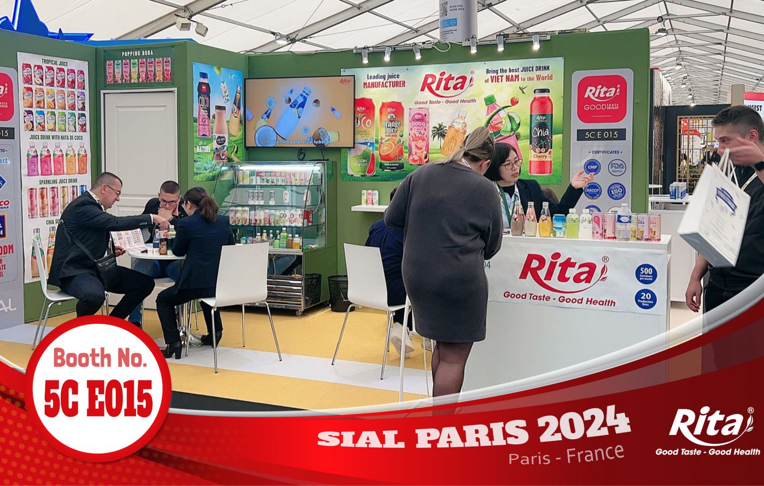 Công ty Rita tham gia SIAL Paris 2024 - Nước Giải Khát RITA
