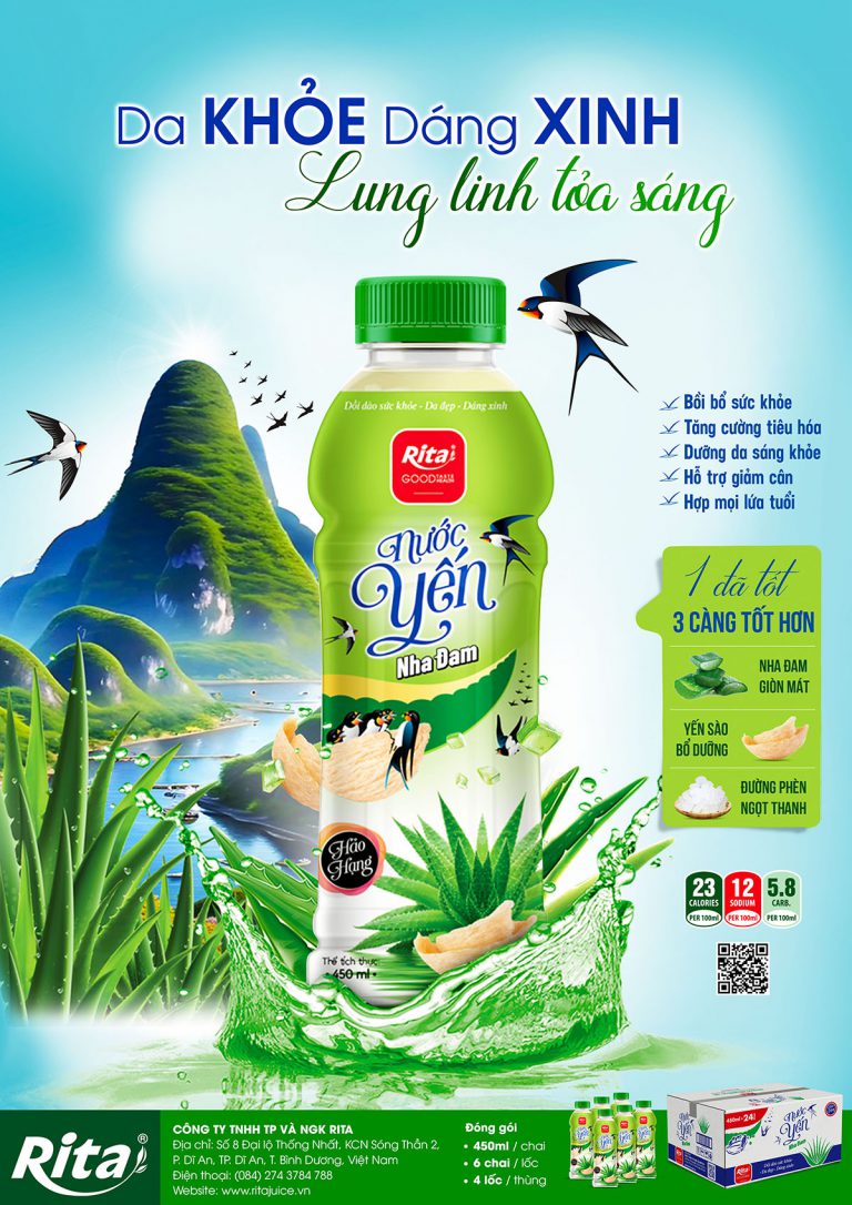 Gia Công Nước Giải Khát Theo Yêu Cầu - RITA - Phân Phối Toàn Quốc