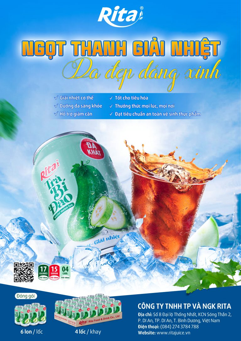 Gia Công Nước Giải Khát Theo Yêu Cầu - RITA - Phân Phối Toàn Quốc