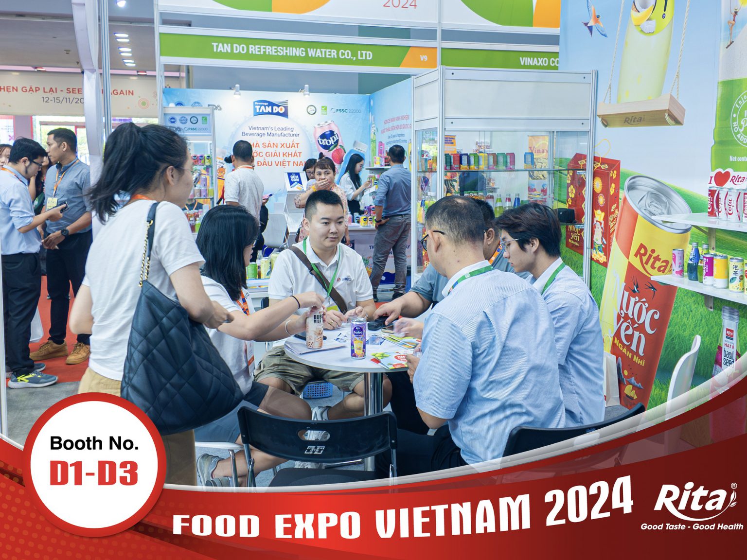 Foodexpo 2024 – Đẩy Mạnh Kinh Doanh Dịp Cuối Năm - Nước Giải Khát RITA