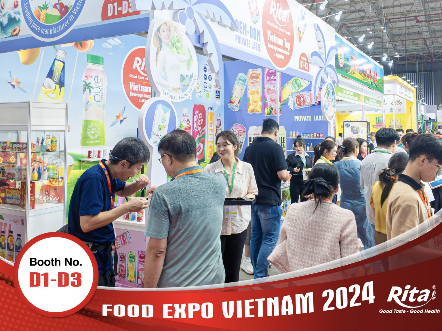 Foodexpo 2024 – Đẩy Mạnh Kinh Doanh Dịp Cuối Năm - Nước Giải Khát RITA